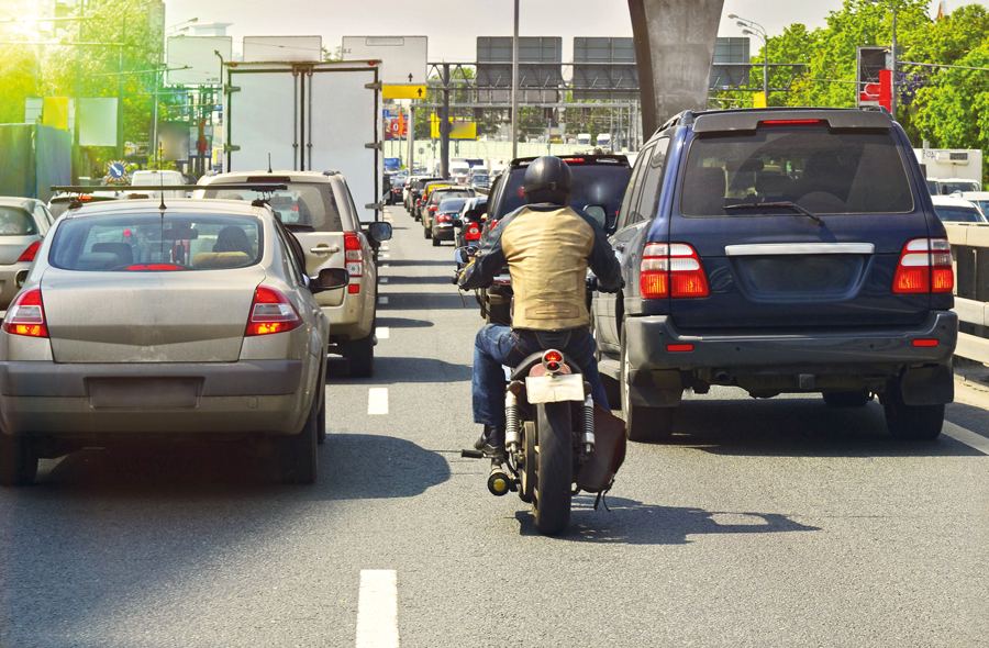 FILTERING THROUGH TRAFFIC ON A MOTORCYCLE - Yorkshire Reporter